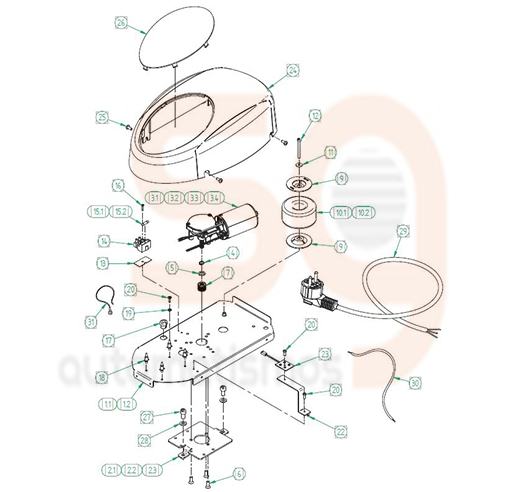 Motor Seccional Space DEA SYSTEMS - Puertas Automáticas Alicante